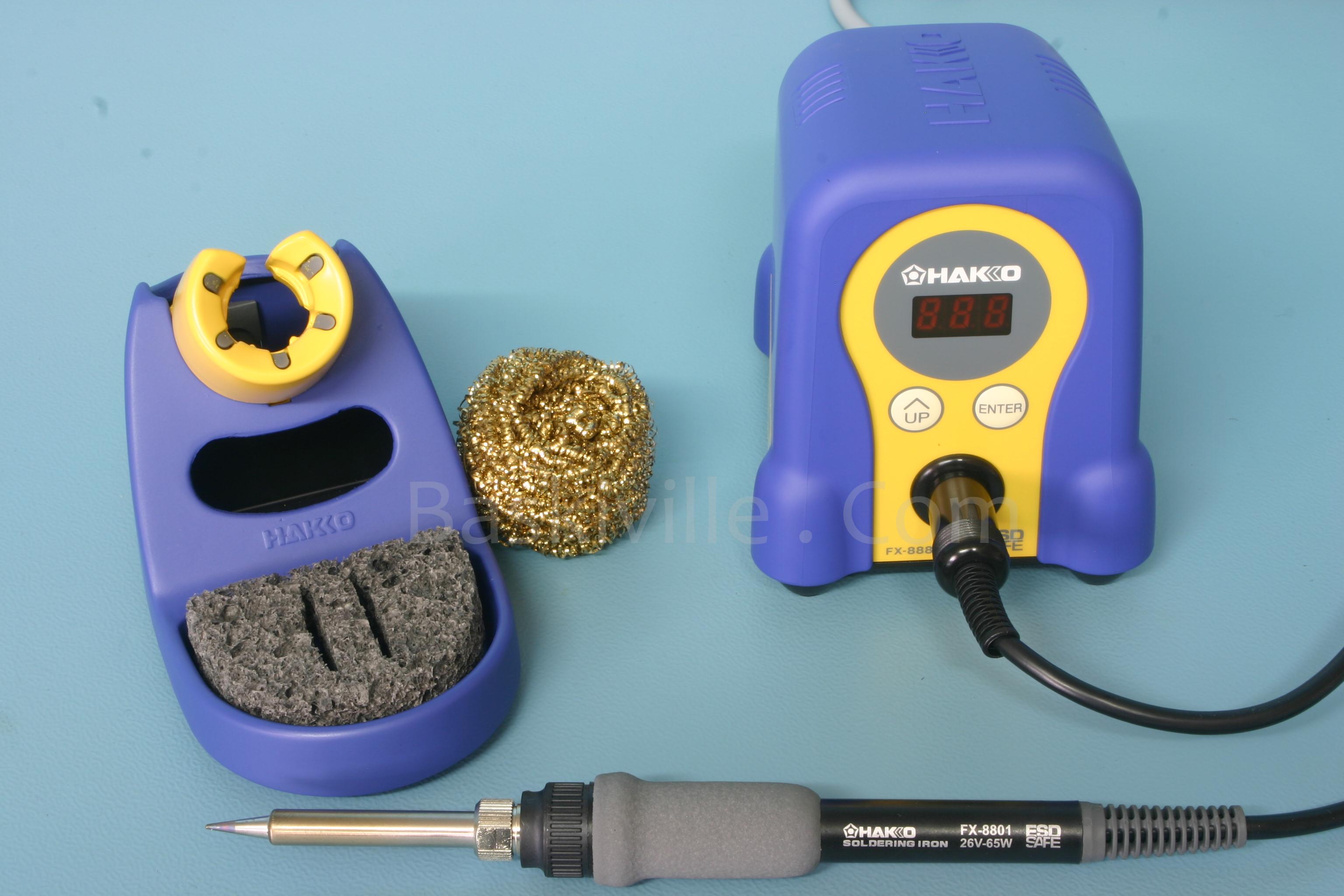 Hakko FX-888D. Digital temperture controled soldering Iron and A range ...