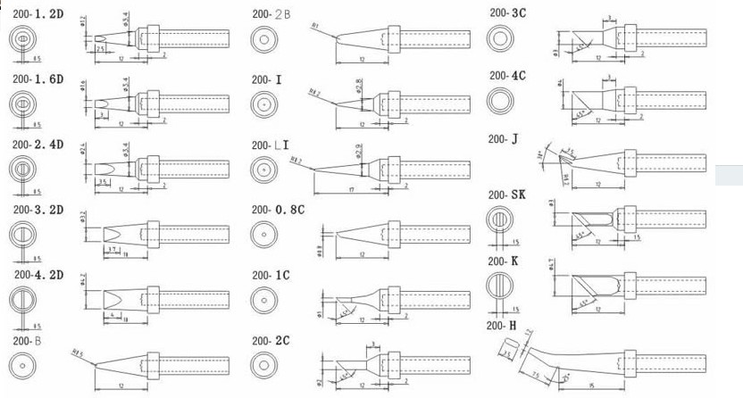 Quick Soldering Tip 200-1C