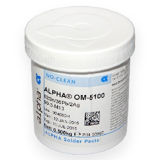 Alpha Cookson OM5100 Solder Paste 500grams